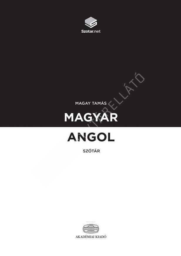 Magyar-angol szótár + online szótárcsomag -KELLO Online könyvesbolt