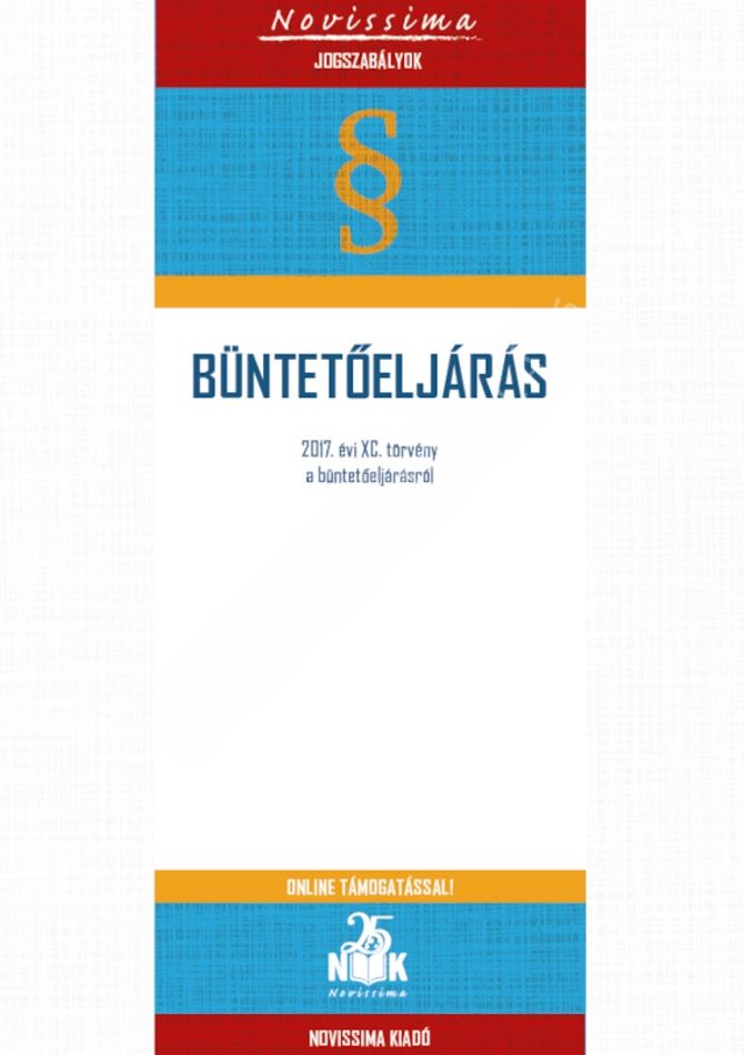 Büntetőeljárás - 2025. szeptember 10.-KELLO Online könyvesbolt